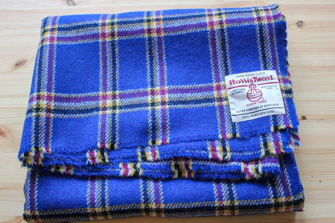 Harris Tweed Blanket 09 – Harris tweed Carloway Mill