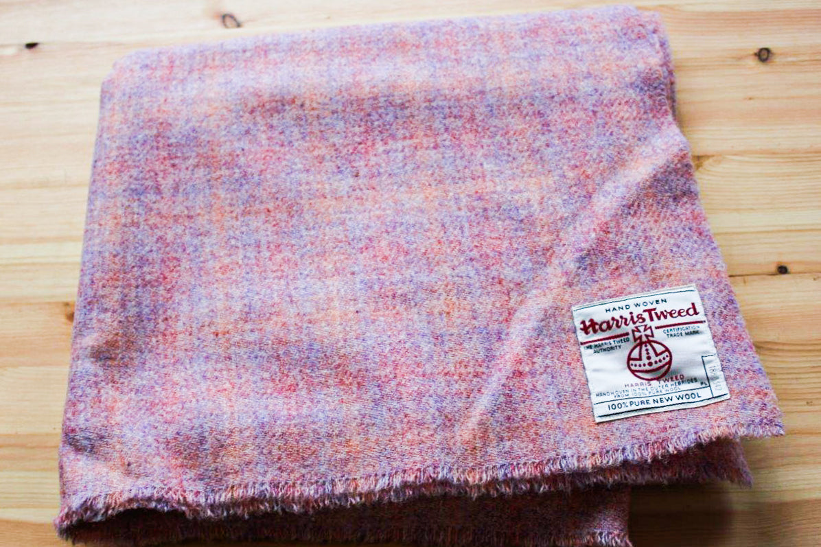 Harris Tweed Blanket 23 – Harris tweed Carloway Mill