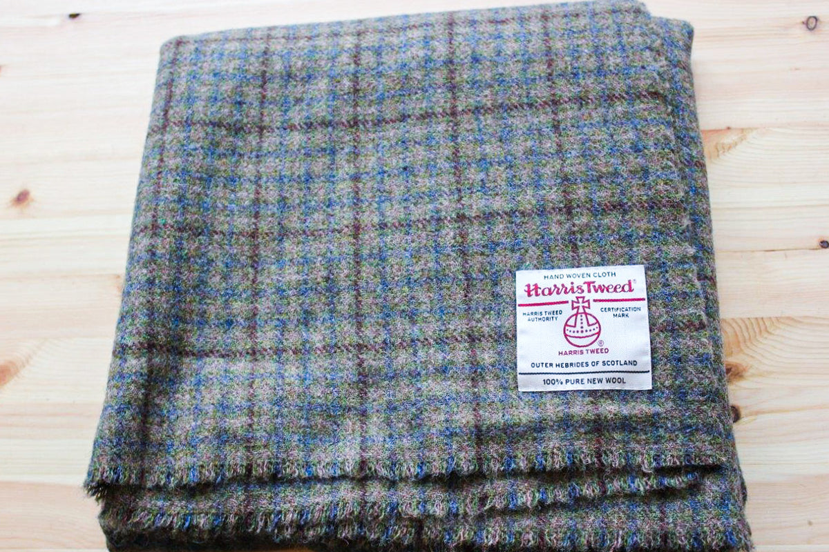 Harris Tweed Blanket 42 – Harris tweed Carloway Mill