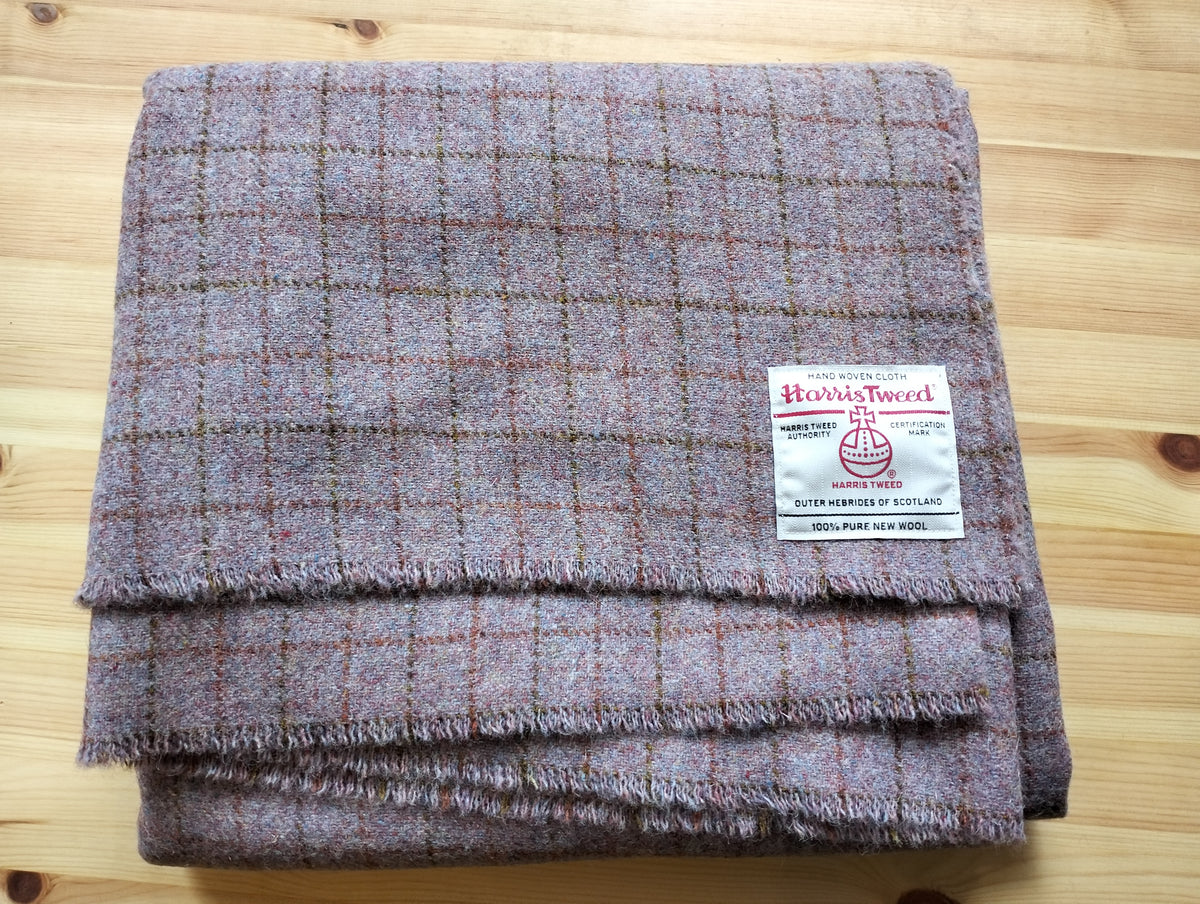 Harris Tweed Blanket 54 – Harris tweed Carloway Mill