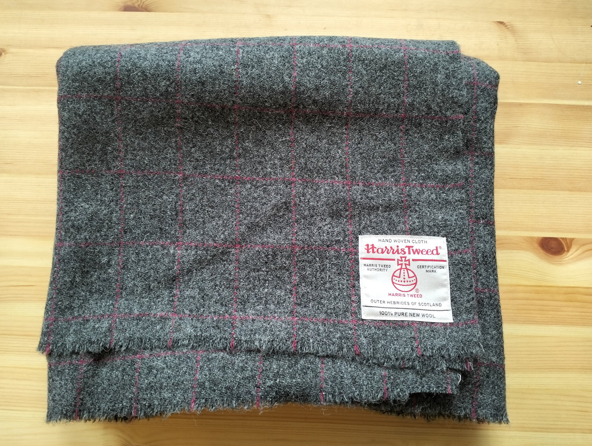 Harris Tweed Blanket 53 – Harris tweed Carloway Mill